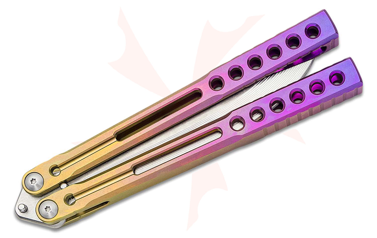 Heibel Knives Invictus Balisong #123 Butterfly Knife 4.75" RWL-34 ...