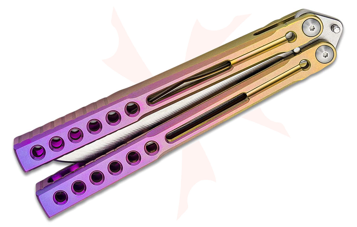 Heibel Knives Invictus Balisong #123 Butterfly Knife 4.75" RWL-34 ...