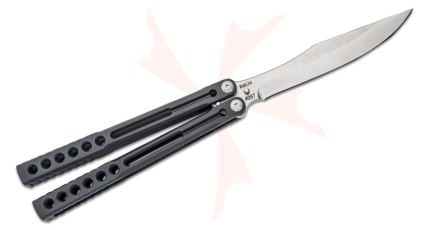Heibel Knives Invictus Balisong #97 Butterfly Knife 4.75" RWL-34 ...