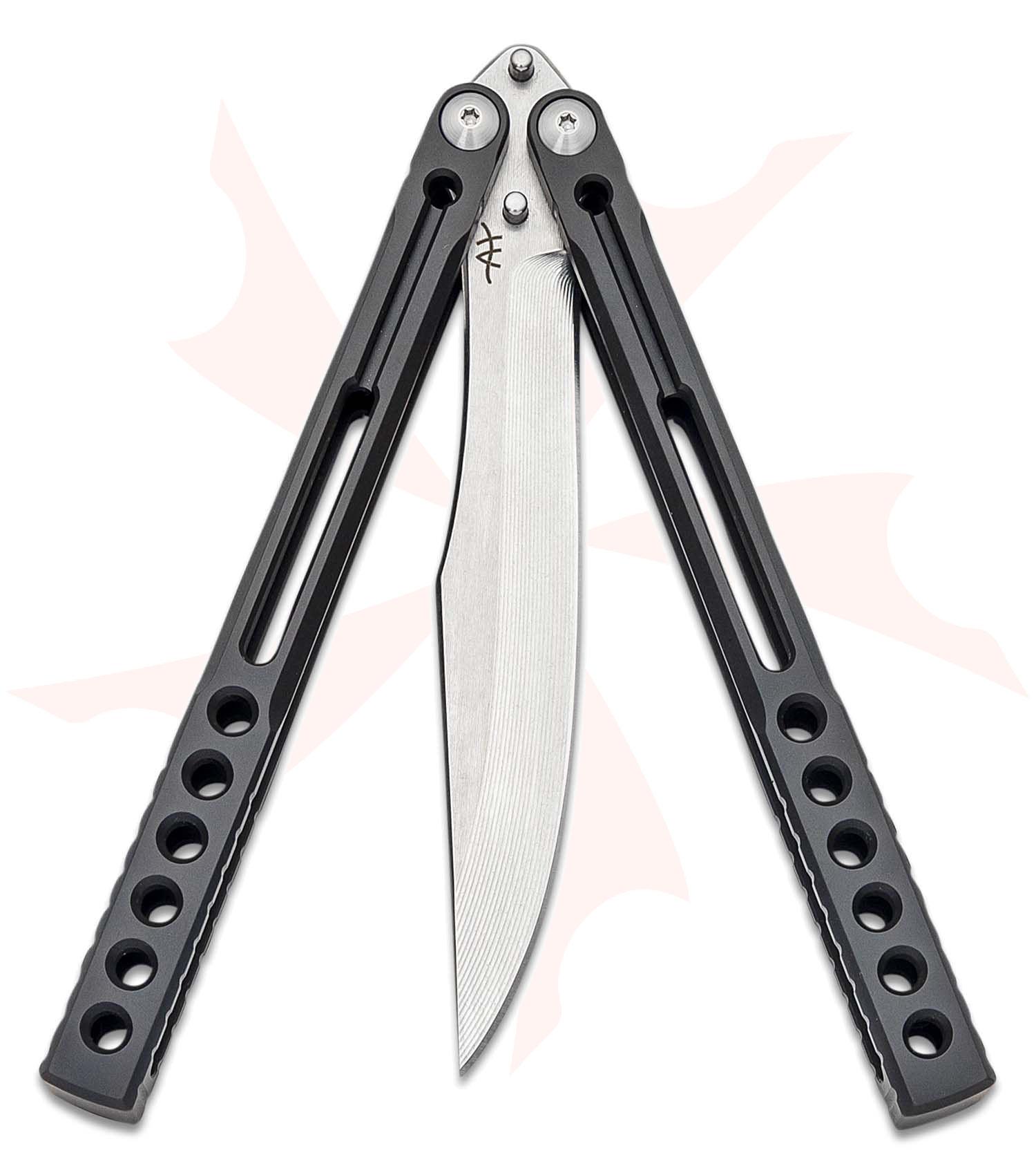 Heibel Knives Invictus Balisong #97 Butterfly Knife 4.75" RWL-34 ...