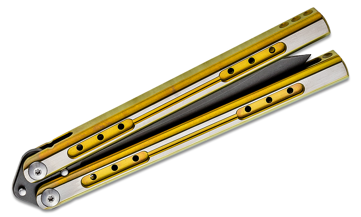 Heibel Knives Custom Sapient Balisong #007 Butterfly Knife 4.625" RWL ...