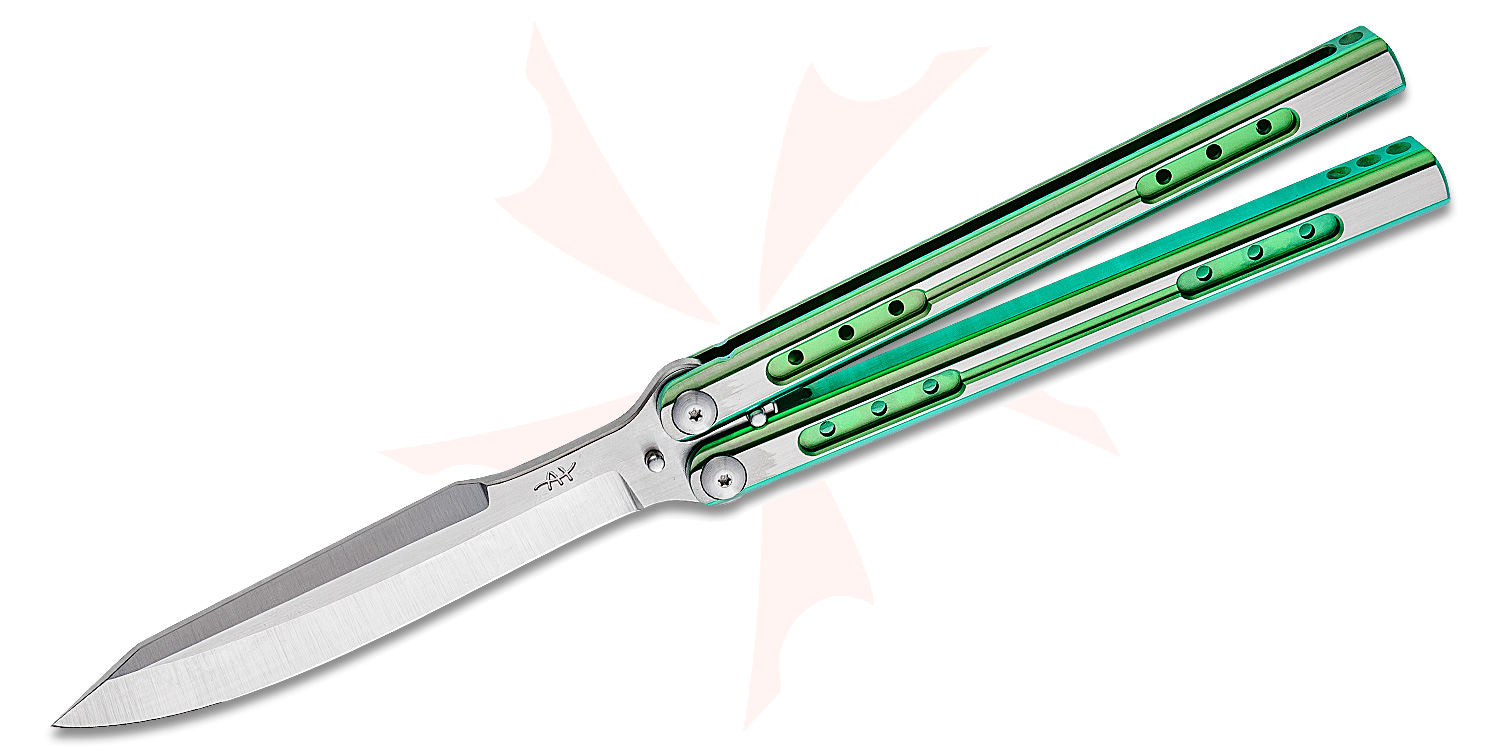 Heibel Knives Custom Sapient Balisong #013 Butterfly Knife 4.625" RWL ...