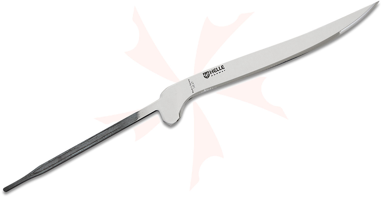 Helle Steinbit Knife Making Blade 6" 12C27 Stainless Steel Blade ...