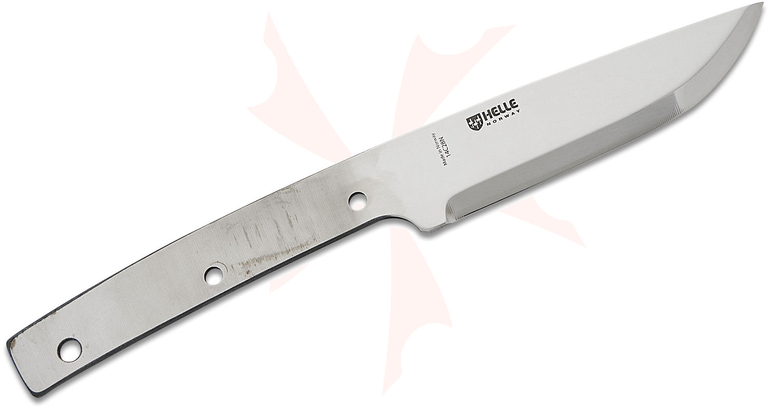 Helle Temagami Knife Making Blade 4.3" 14C28N Stainless Steel Blade ...