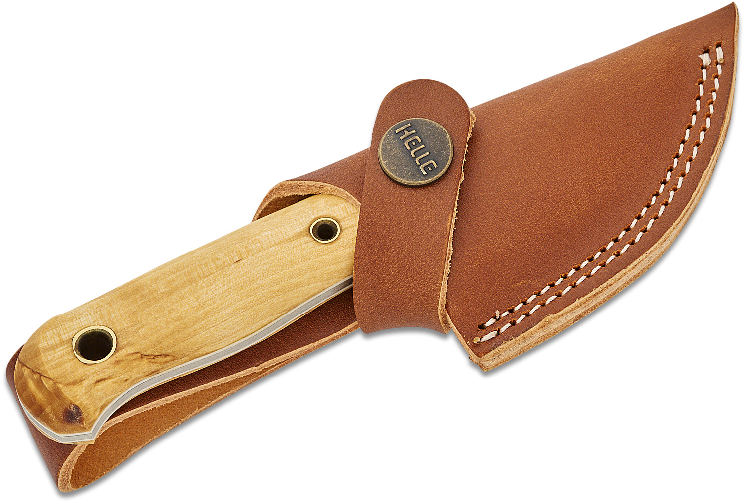 Helle Les Stroud Mandra FG Fixed 2.5" 12C27 Full-Flat Ground Blade ...