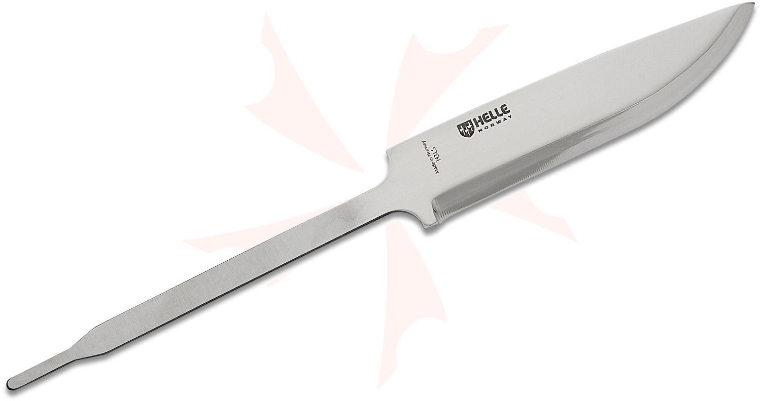 Helle Gaupe Knife Making Blade 4.25" Triple Laminated Stainless Steel ...