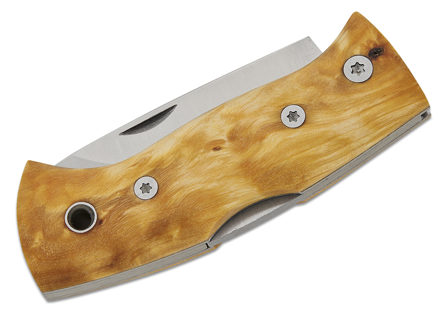 Helle Kletten Lockback Folding Knife 2.17" Triple Laminated Drop Point ...
