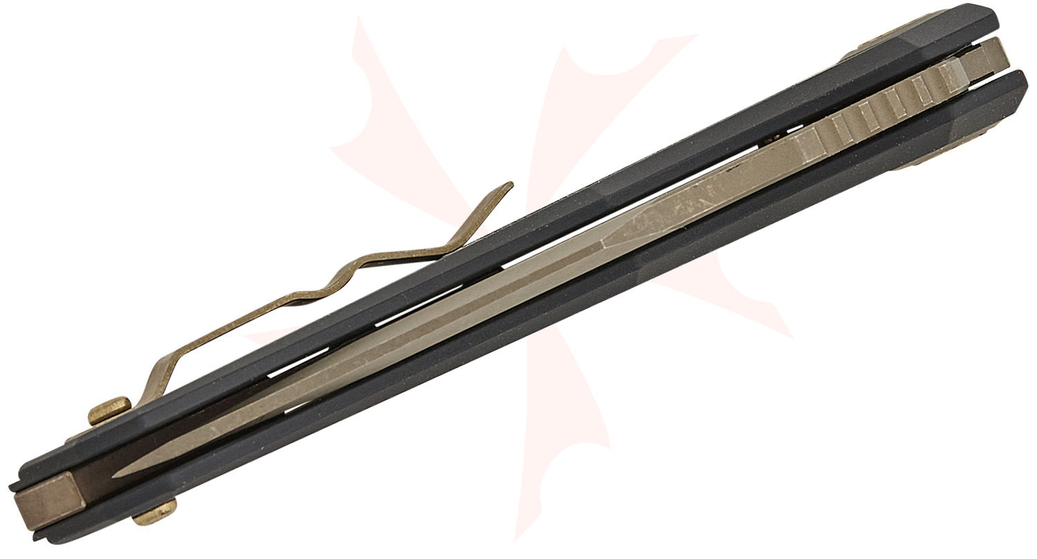 Heretic Knives Wraith V4 AUTO Folding Knife 3.75" CPM-MagnaCut Bronze ...