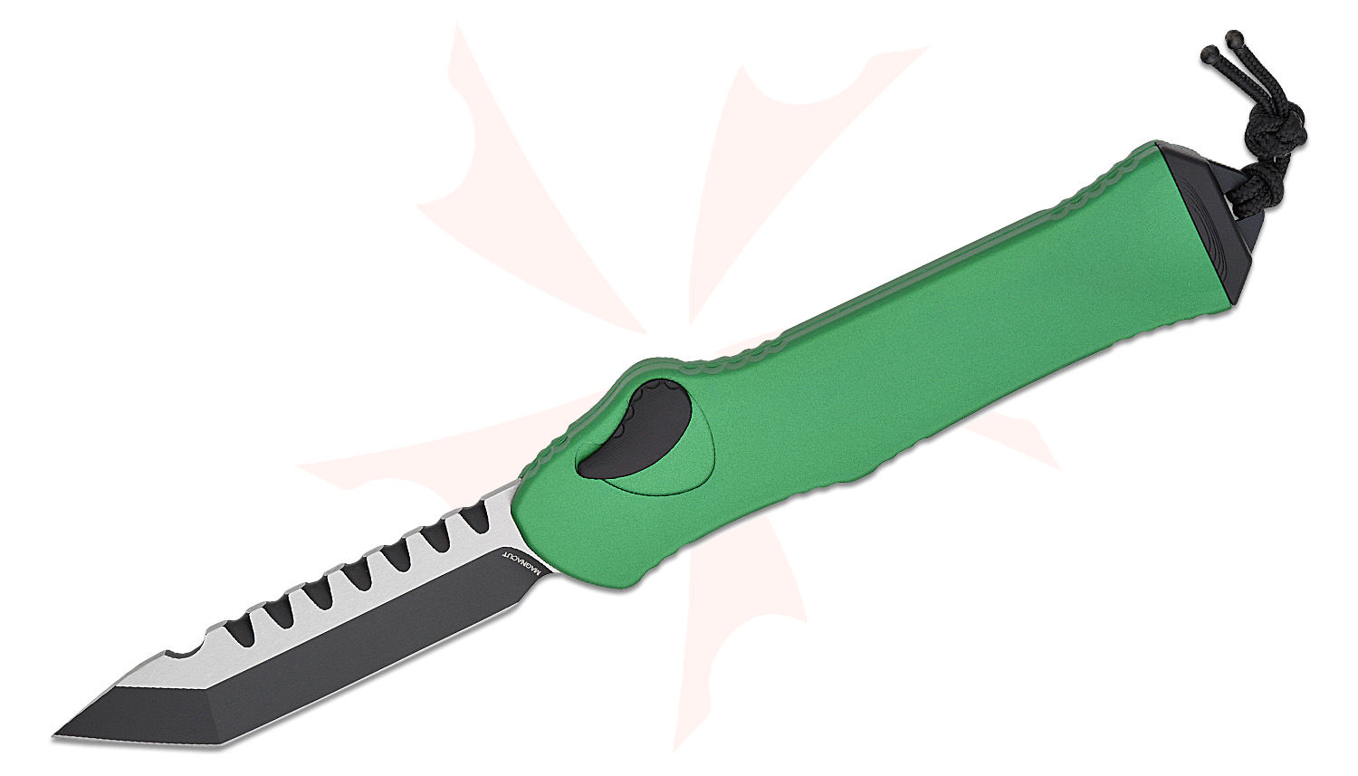 Heretic Knives Hydra OTF AUTO Knife 3.625" CPM-MagnaCut Black DLC Two ...