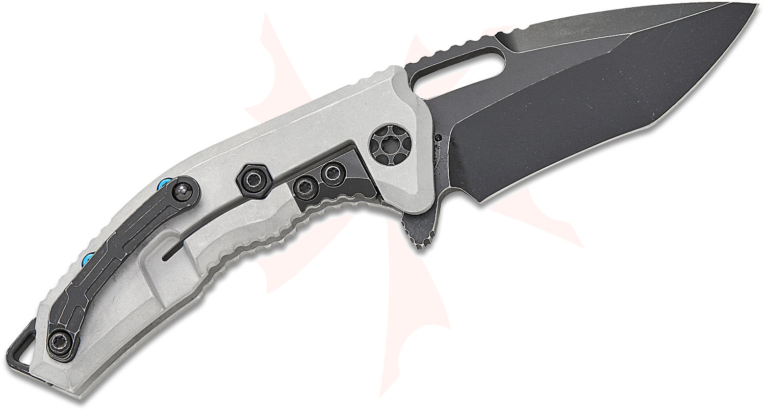 Heretic Knives Medusa Tactical Manual Frame Lock Flipper Knife Knife 3. ...