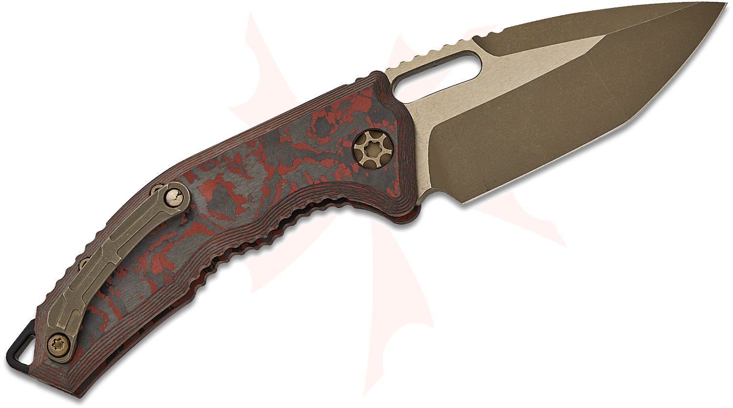 Heretic Knives Medusa AUTO Folding Knife 3.05" CPM-MagnaCut Bronze ...