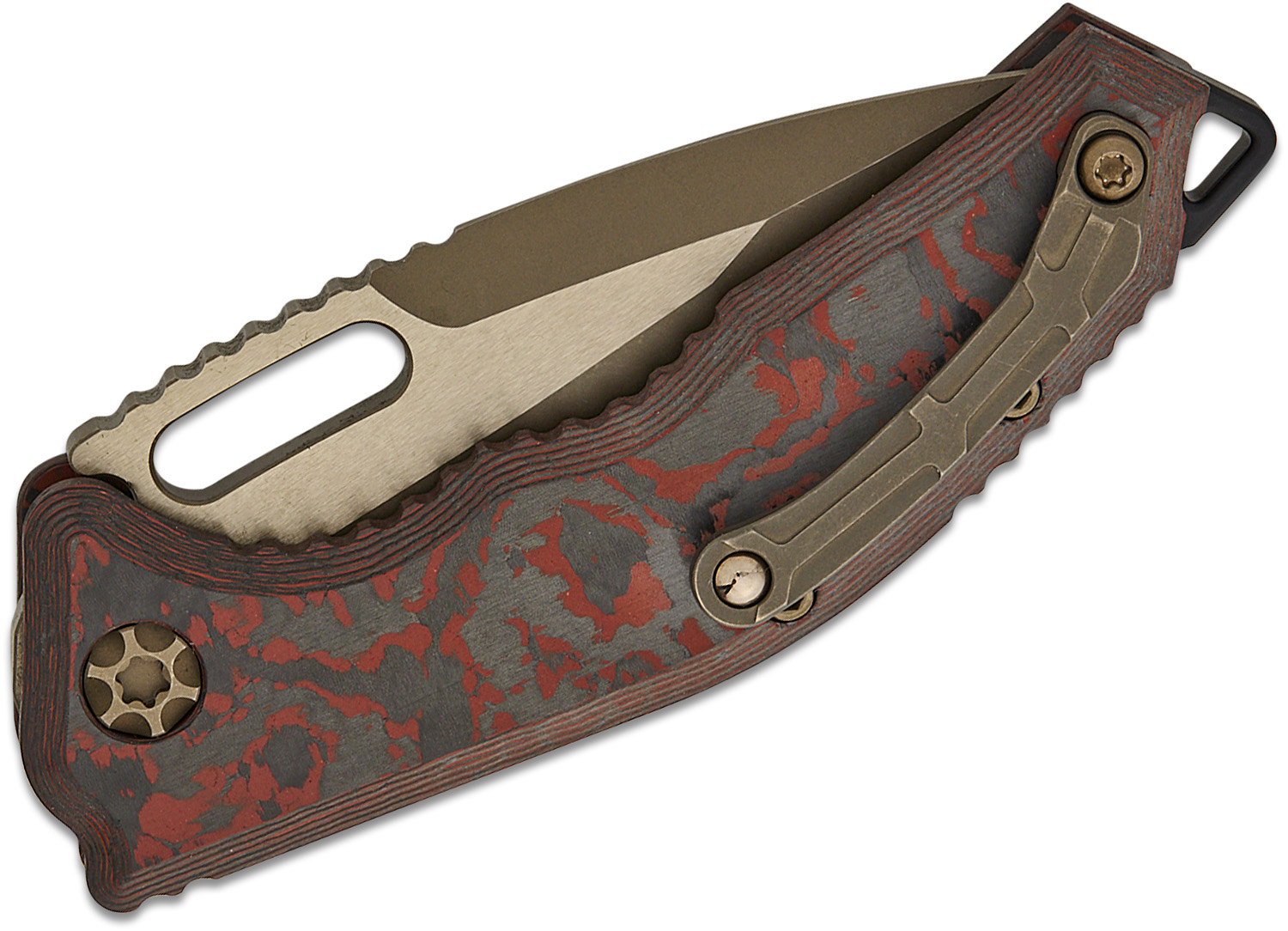 Heretic Knives Medusa AUTO Folding Knife 3.05" CPM-MagnaCut Bronze ...