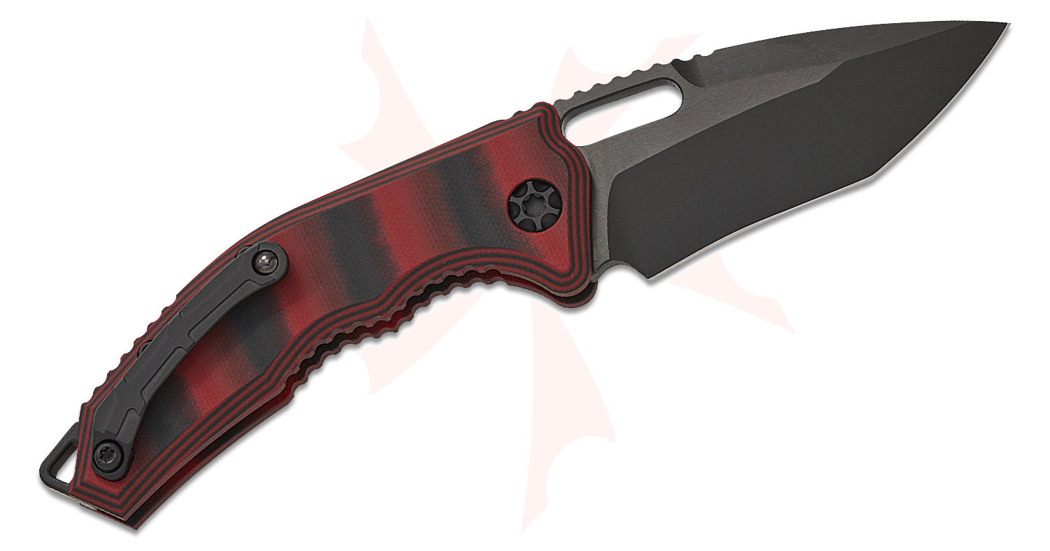 Heretic Knives Medusa AUTO Folding Knife 3.05" CPM-MagnaCut Black DLC ...