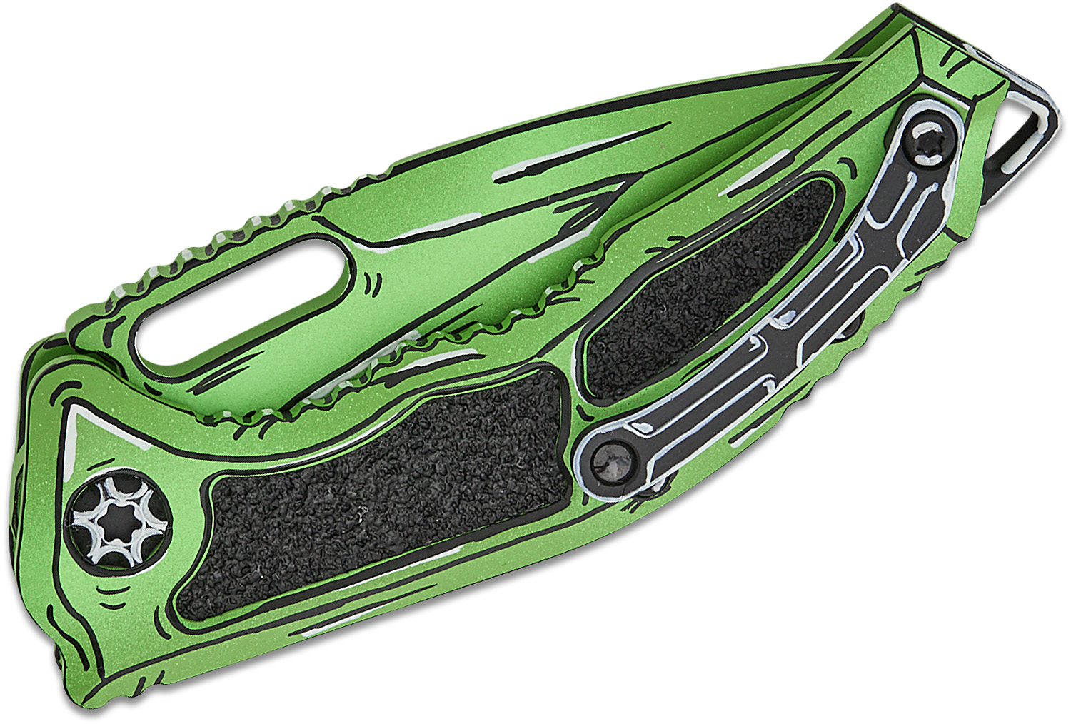 Heretic Knives Medusa AUTO Folding Knife 3.05" CPM-MagnaCut Cel Shade ...
