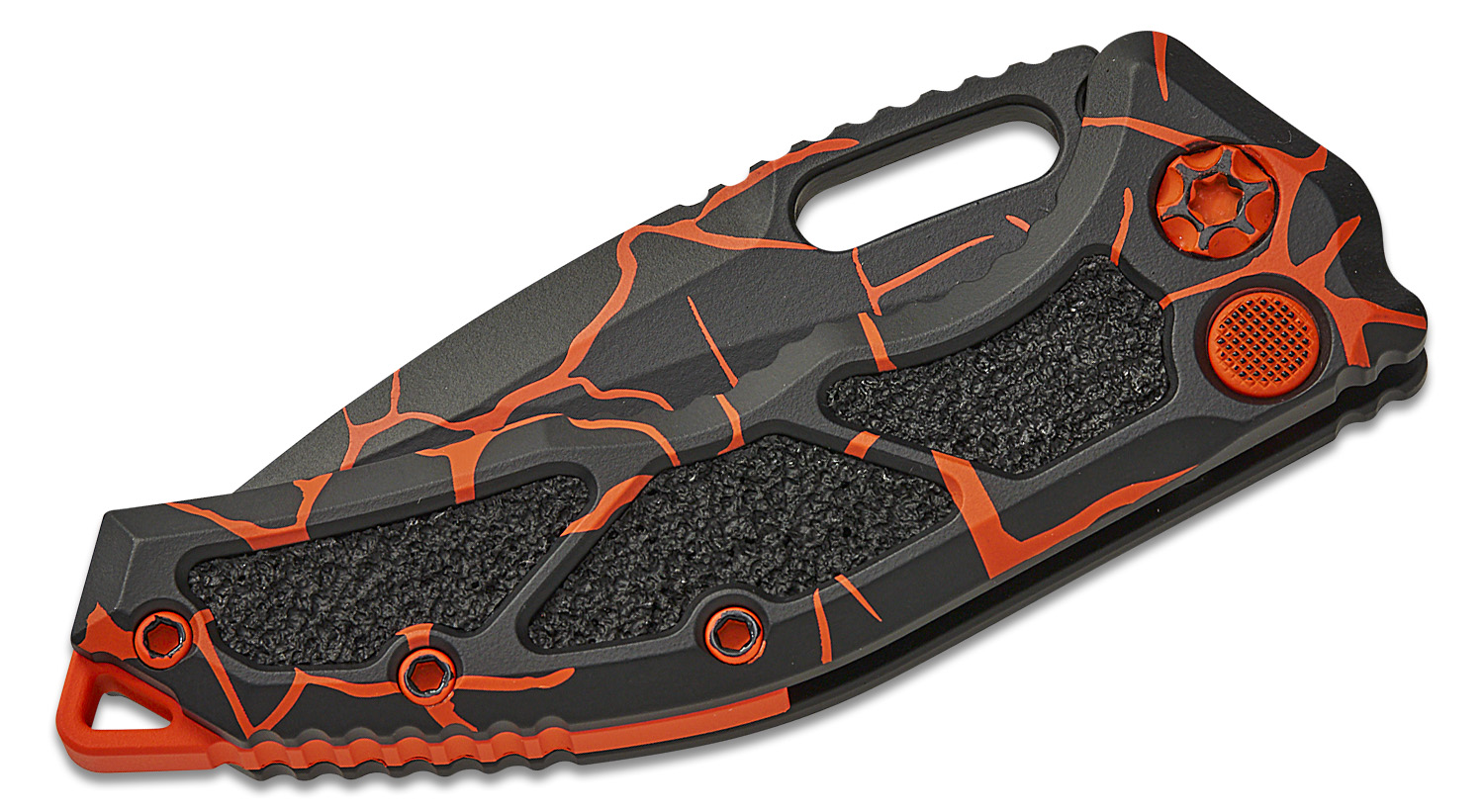Heretic Knives Medusa AUTO Folding Knife 3.05" CPM-MagnaCut UV Orange ...