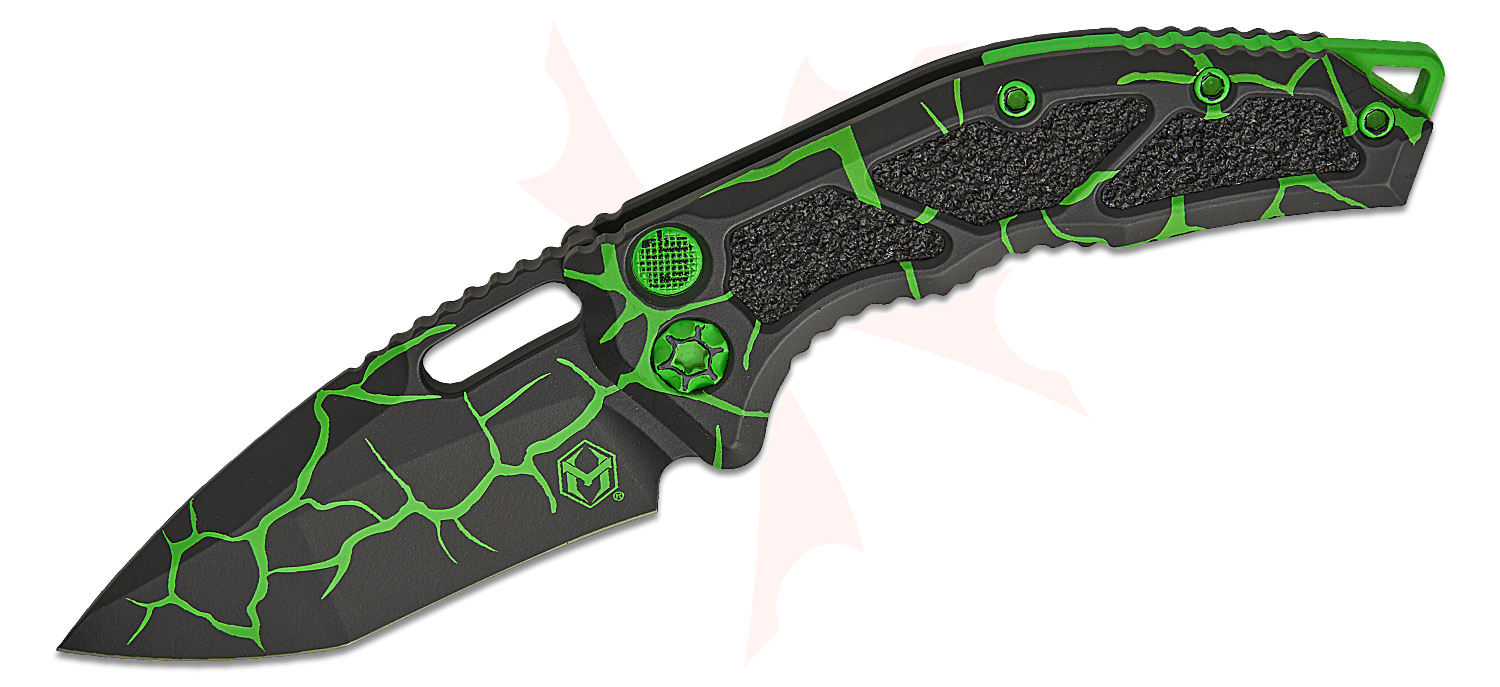 Heretic Knives Medusa AUTO Folding Knife 3.05" CPM-MagnaCut UV Toxic ...