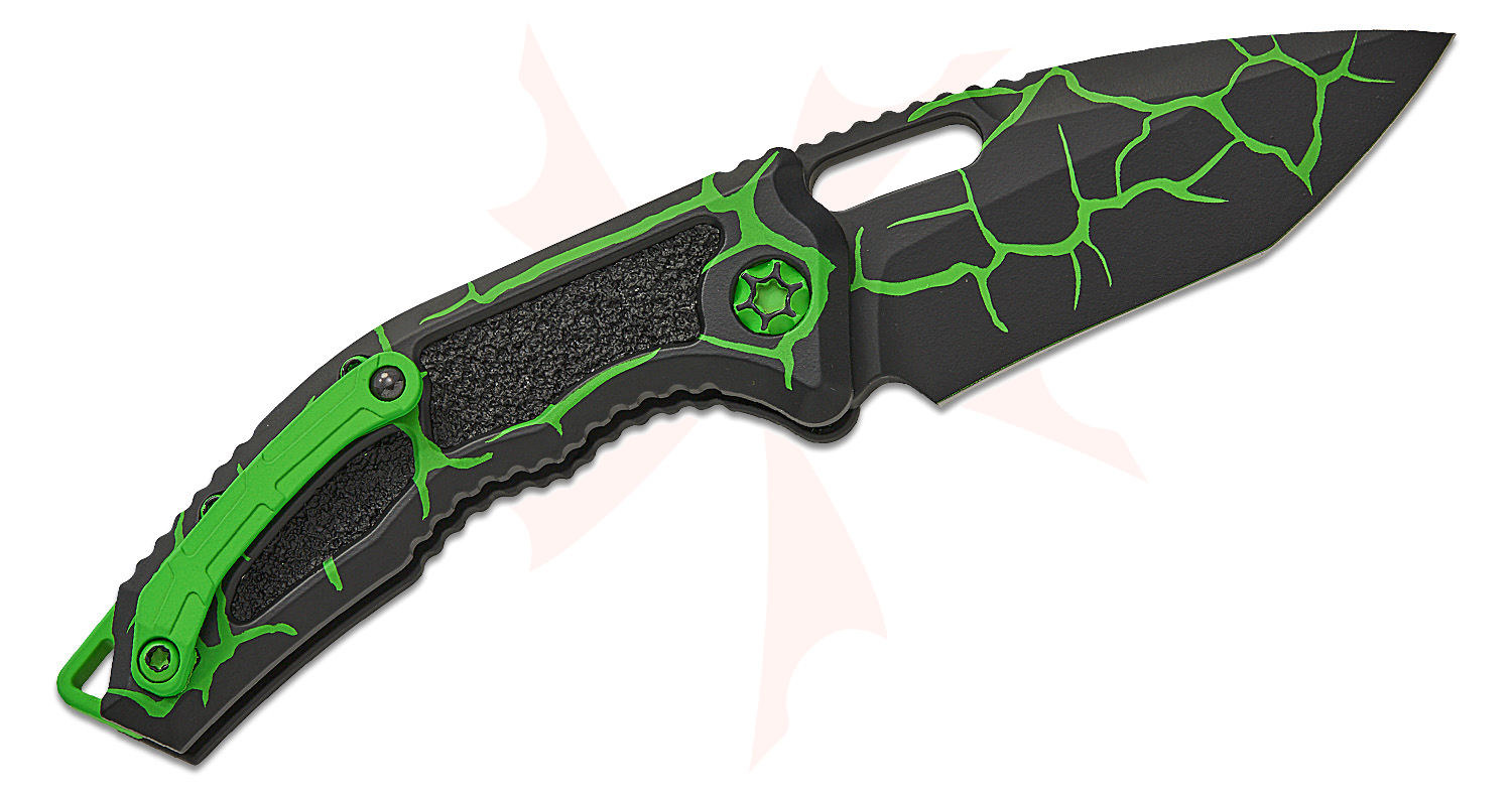 Heretic Knives Medusa AUTO Folding Knife 3.05" CPM-MagnaCut UV Toxic ...