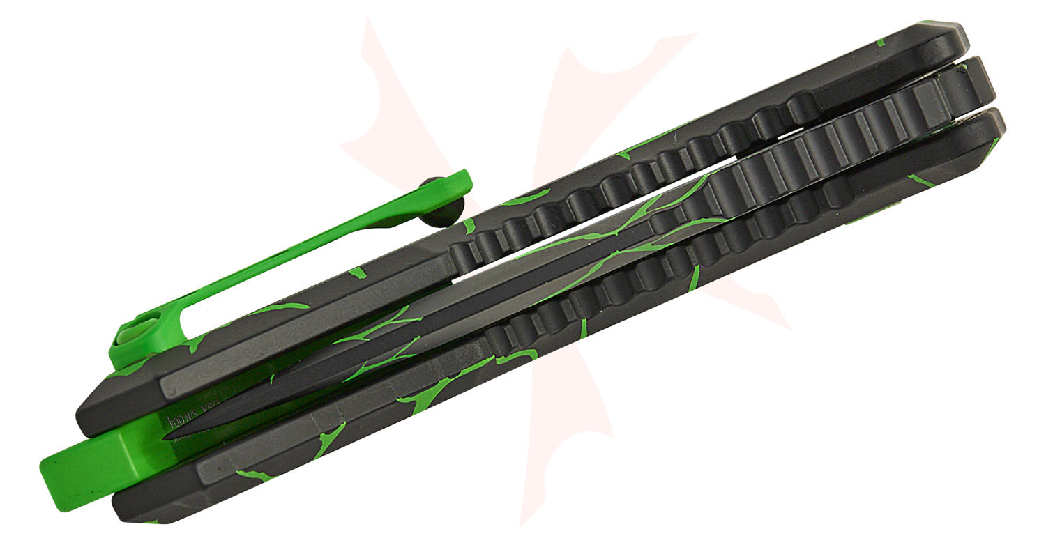 Heretic Knives Medusa AUTO Folding Knife 3.05" CPM-MagnaCut UV Toxic ...