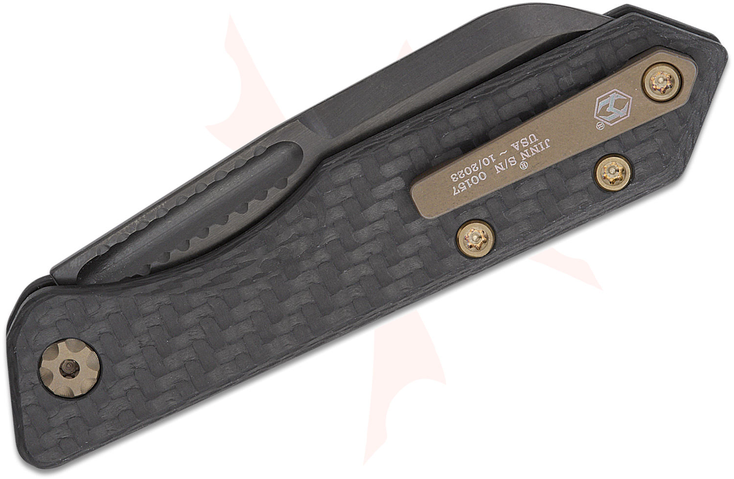 Heretic Knives Jinn Slipjoint Folding Knife 3" CPM-MagnaCut Black DLC ...