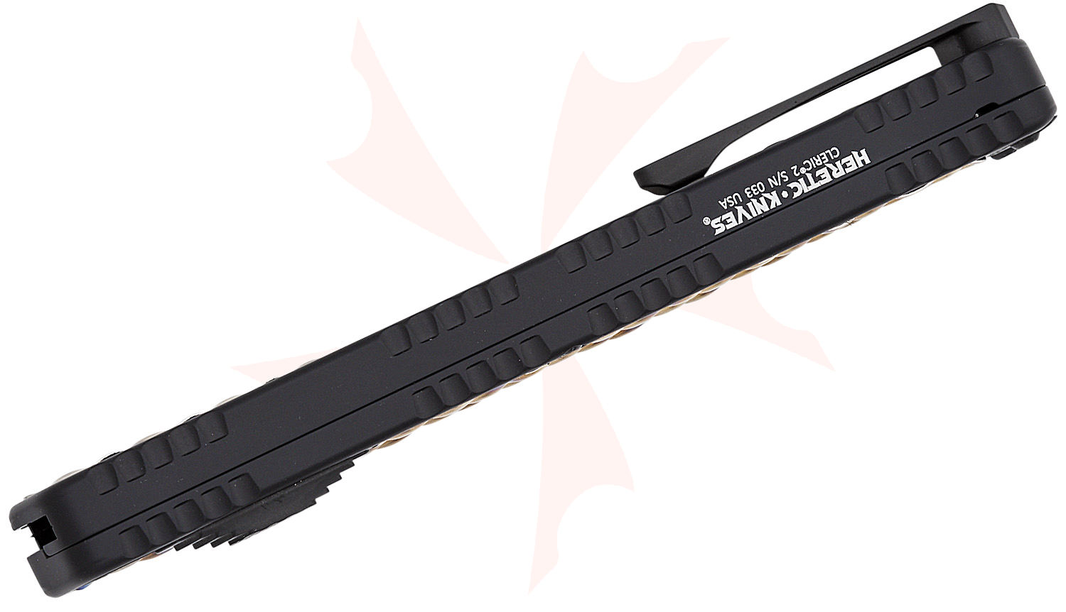 Heretic Knives Cleric II OTF AUTO 4.25" MagnaCut Black DLC Double ...