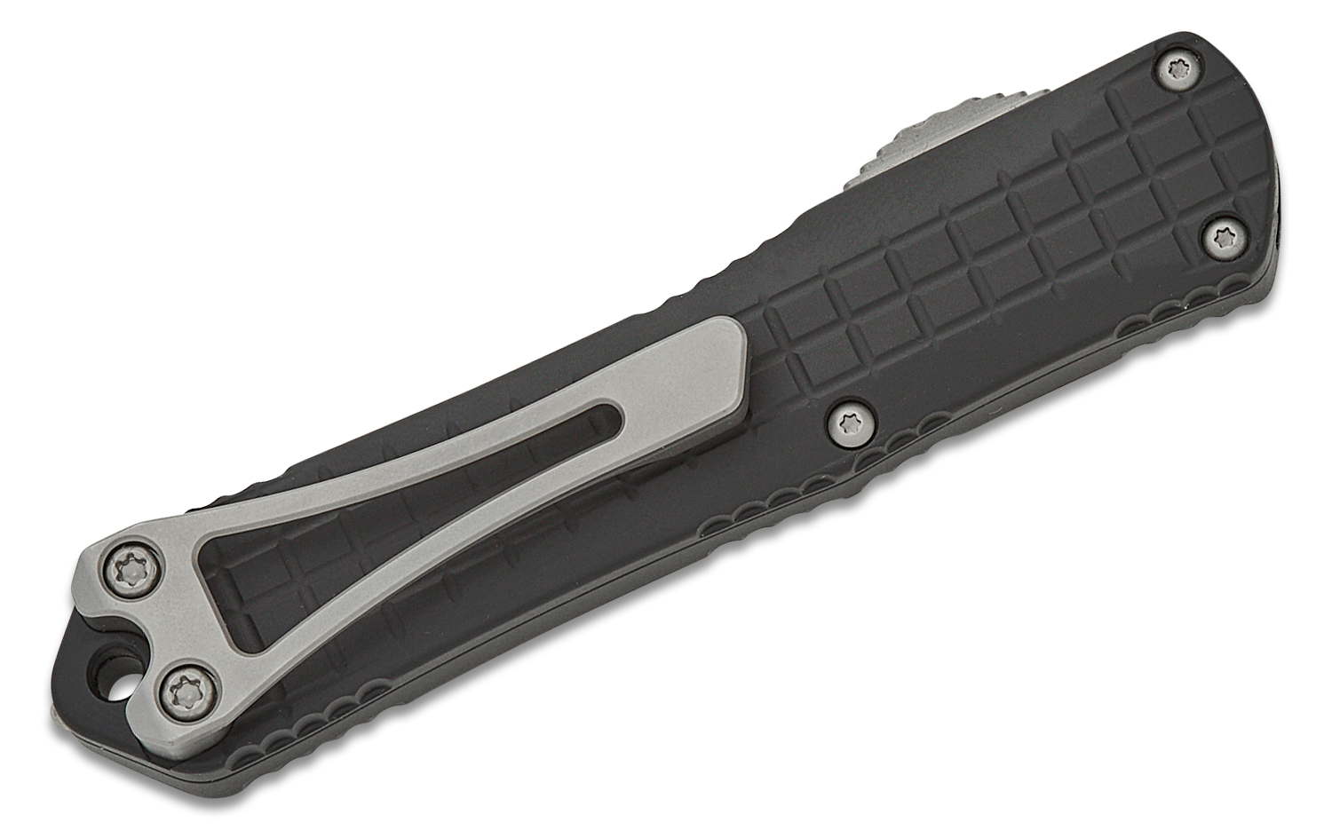 Heretic Knives Manticore S OTF AUTO 2.55" CPM-MagnaCut Stonewashed Bowie Blade, Black Frag ...