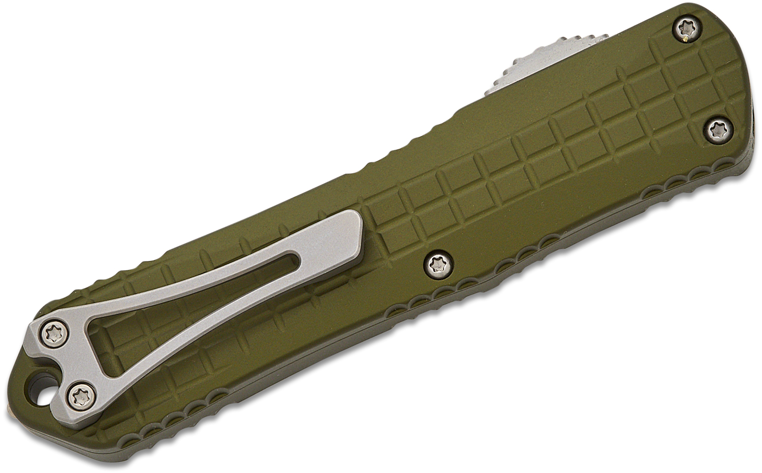 Heretic Knives Manticore E OTF AUTO Knife 3.05" CPM-MagnaCut Stonewashed Bowie Blade, Green ...