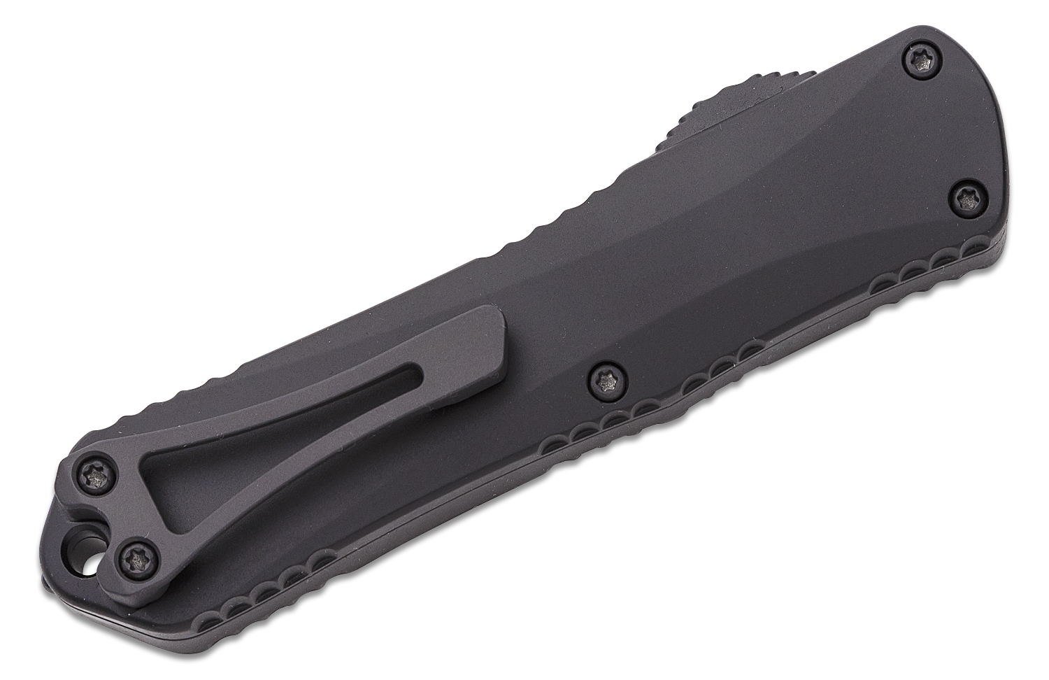 Heretic Knives Manticore E Predator OTF AUTO Knife 3.05" CPM-MagnaCut Black DLC Tanto Blade ...
