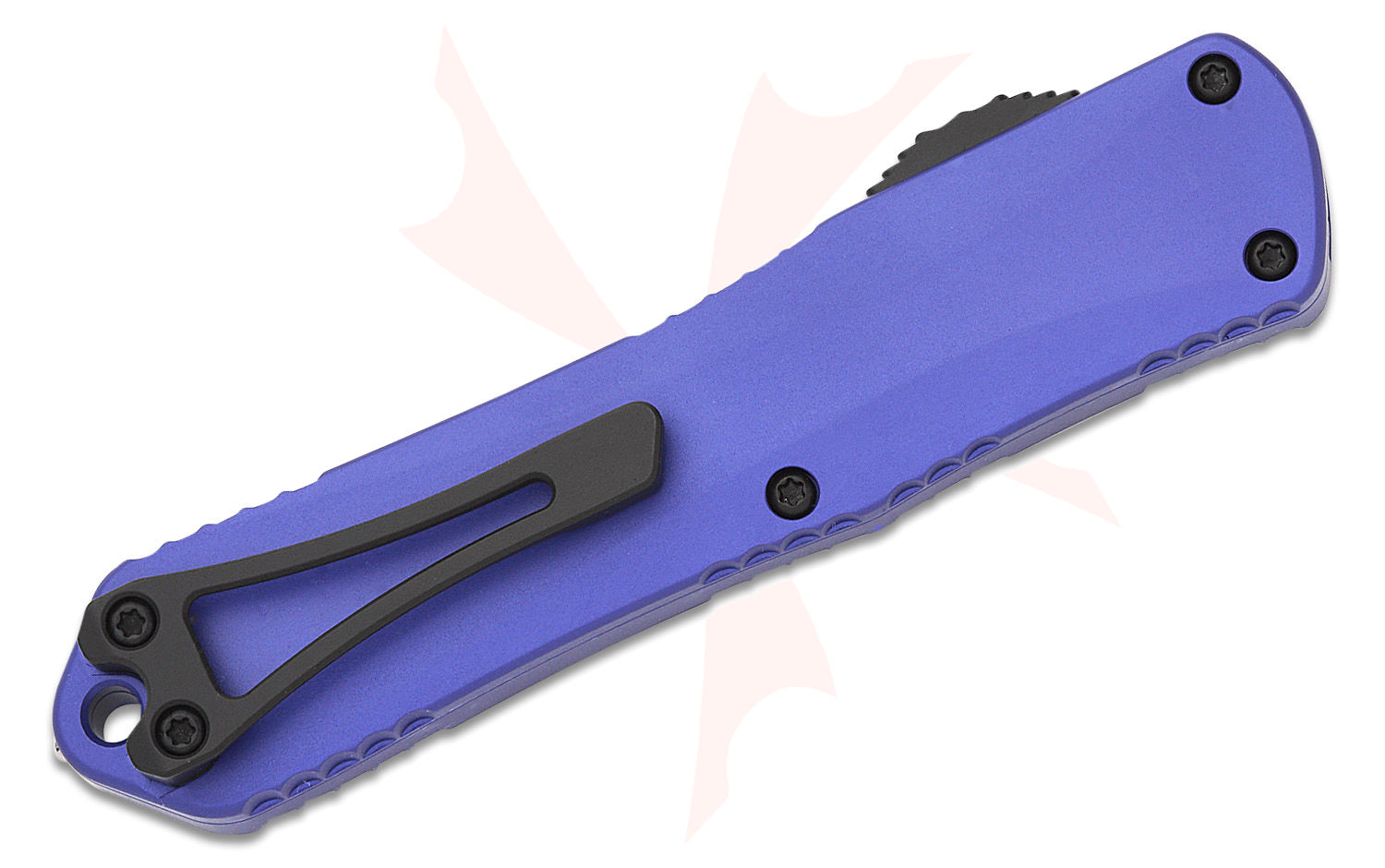 Heretic Knives Manticore E OTF AUTO Knife 3.05" CPM-MagnaCut Black DLC Tanto Blade, Purple ...