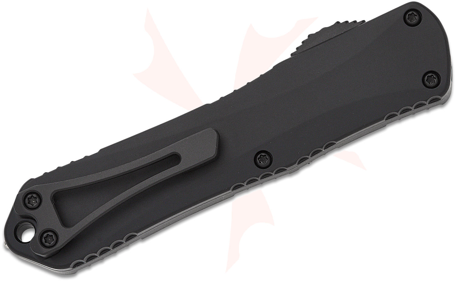 Heretic Knives Manticore E Tactical OTF AUTO Knife 3.05" CPM-MagnaCut Black DLC Tanto Blade ...