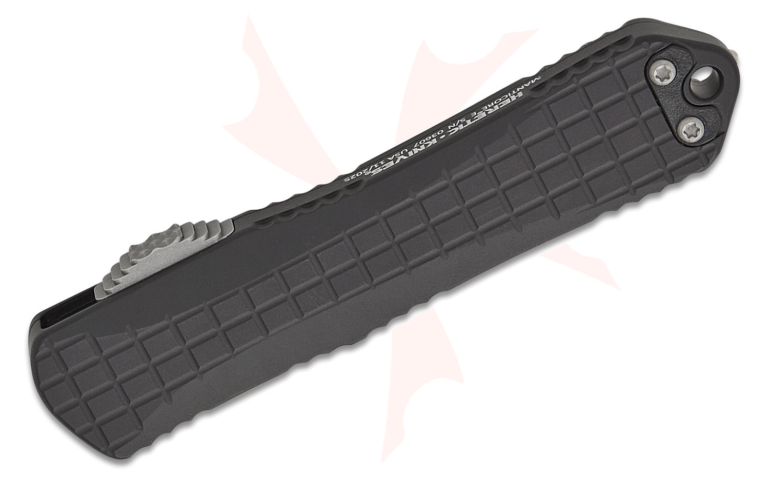 Heretic Knives Manticore E OTF AUTO Knife 3.05" CPM-MagnaCut Battleworn ...