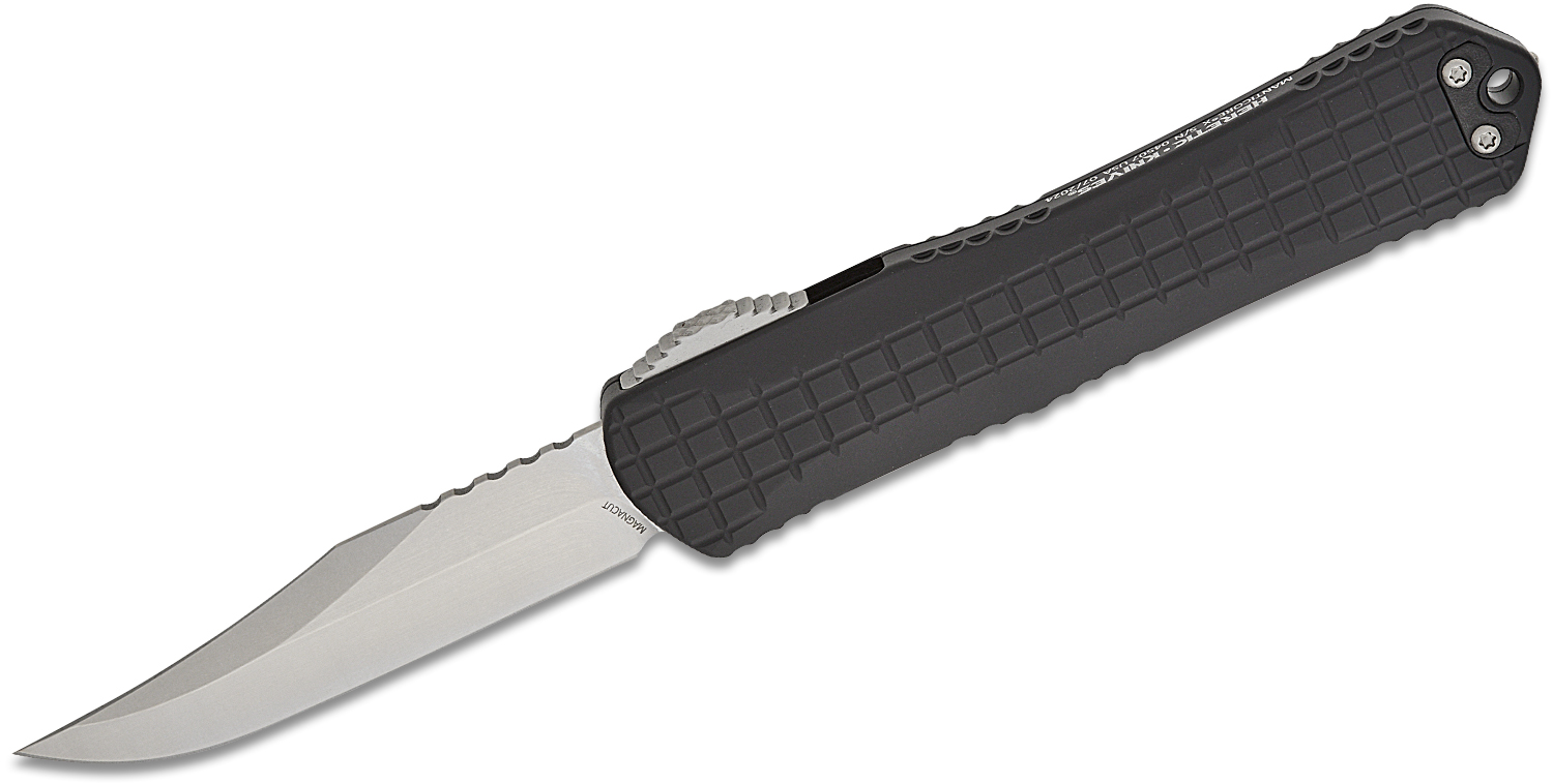 Heretic Knives Manticore X OTF AUTO 3.7" CPM-MagnaCut Stonewashed Bowie ...