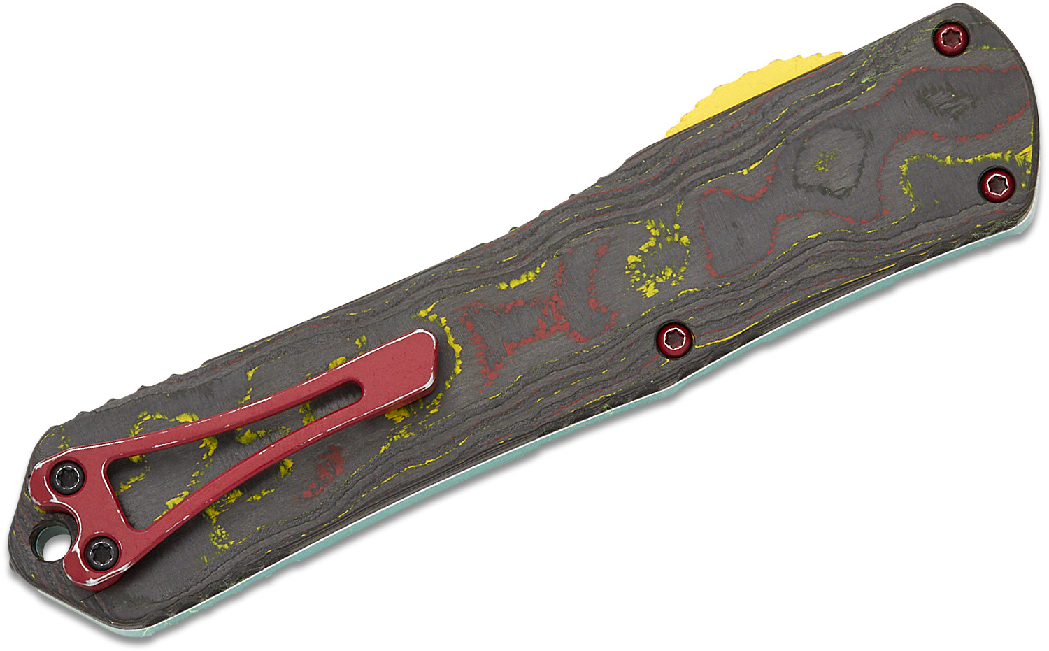 Heretic Knives Manticore X Bounty Hunter OTF AUTO 3.7" CPM-MagnaCut Black DLC Tanto Blade ...