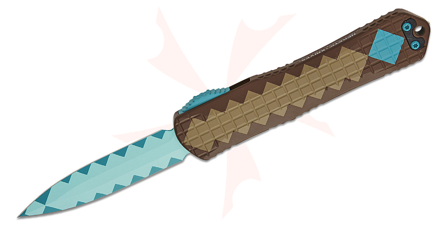 Heretic Knives Manticore X OTF AUTO Knife 3.7" CPM-MagnaCut Blue ...