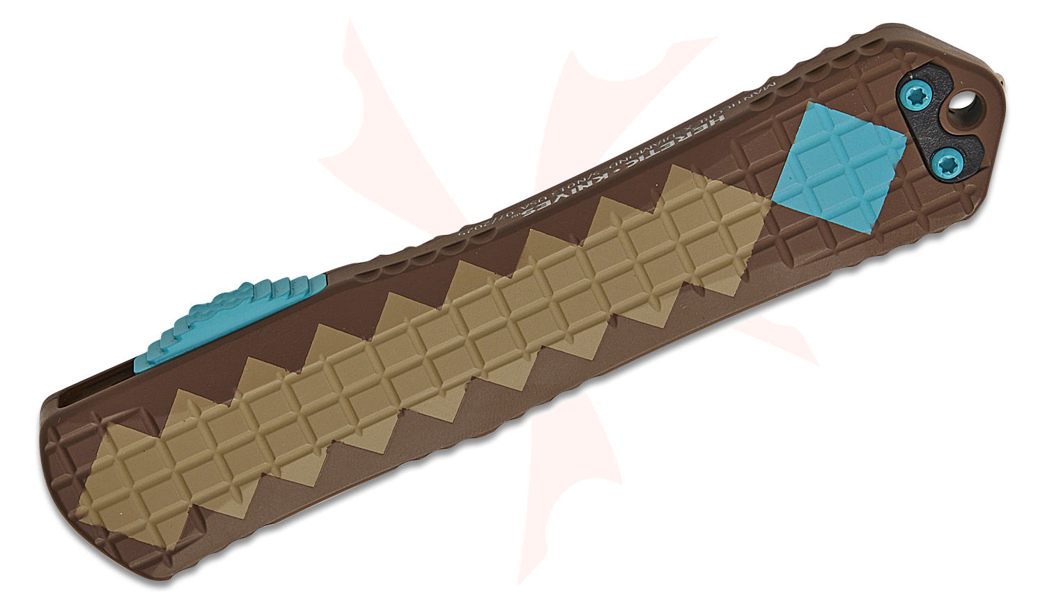 Heretic Knives Manticore X OTF AUTO Knife 3.7" CPM-MagnaCut Blue ...