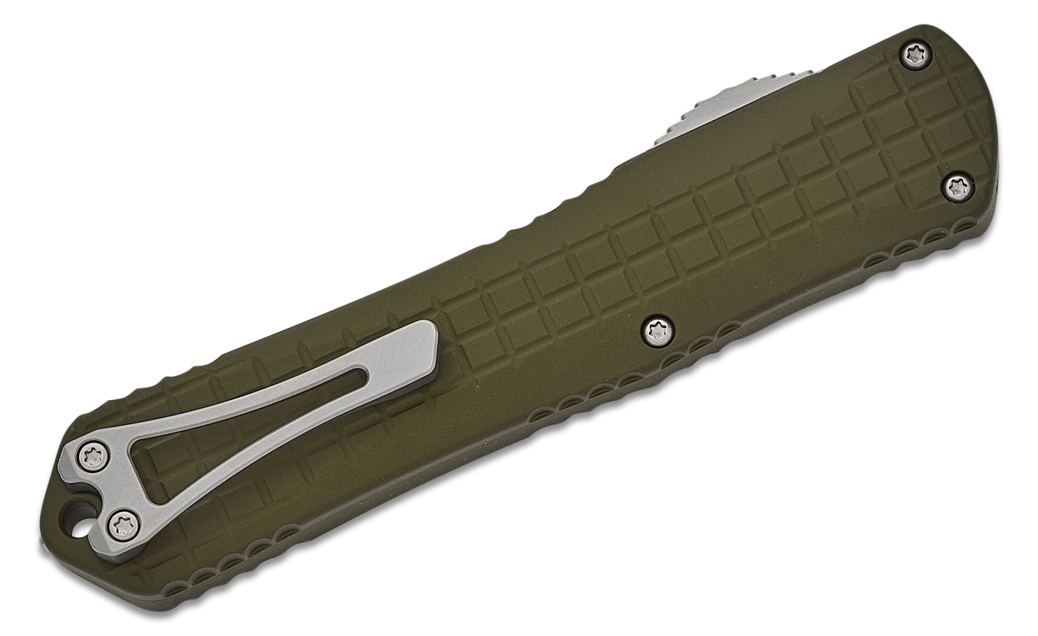 Heretic Knives Manticore X OTF AUTO 3.7" CPM-MagnaCut Stonewashed Recurve Blade, OD Green ...