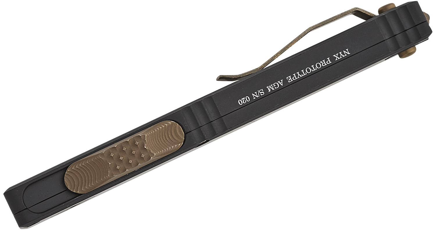 Heretic Knives NYX Prototype OTF AUTO Knife 3.75" CPM-MagnaCut Two-Tone ...