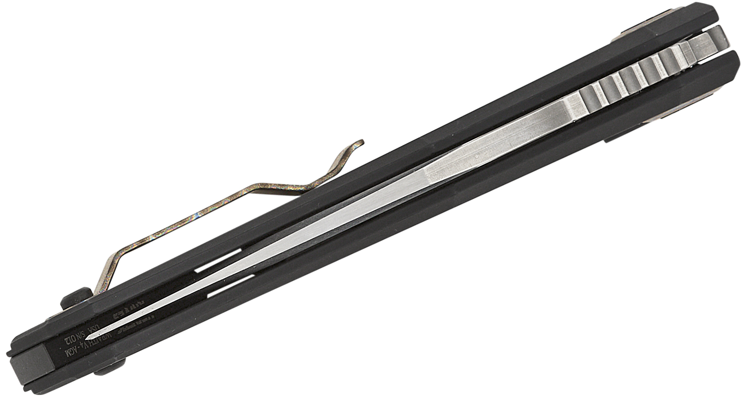 Heretic Knives Custom Wraith V4 AUTO Prototype Folding Knife 3.625" CPM ...