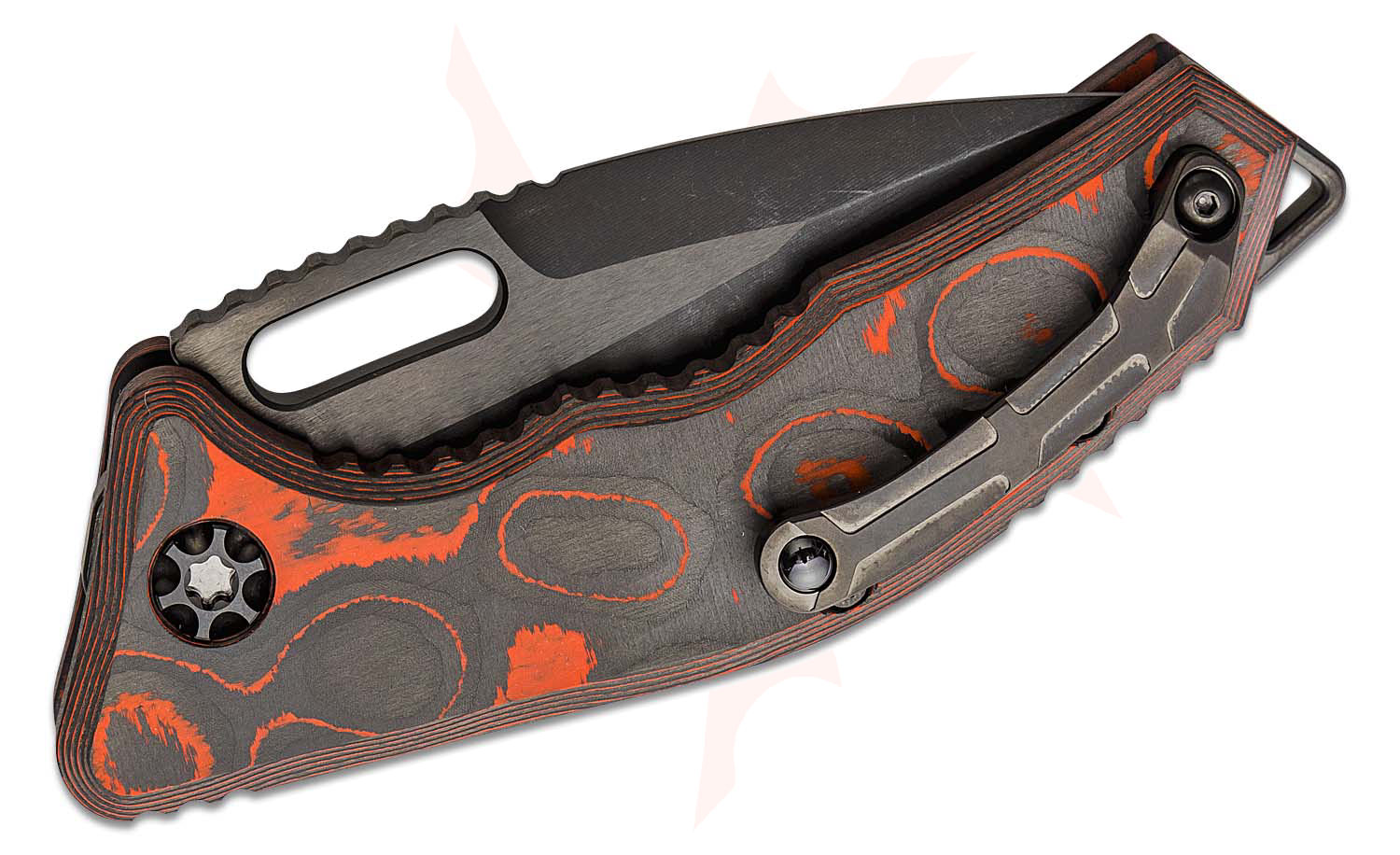 Heretic Knives Medusa AUTO Folding Knife 3.05" Elmax Black DLC Tanto ...