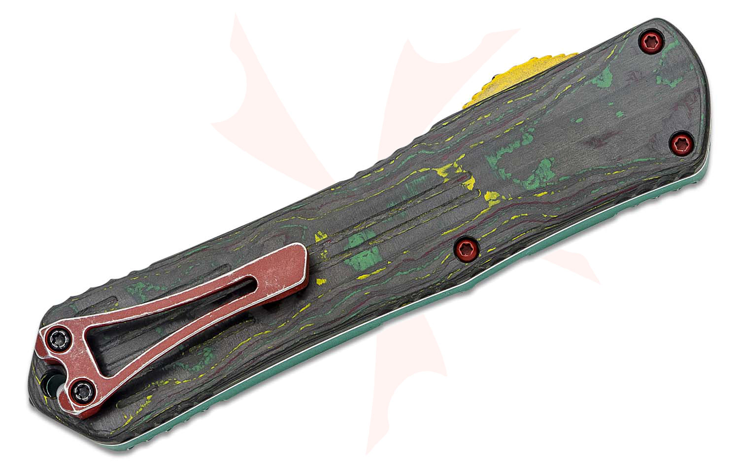 Heretic Knives Manticore X Bounty Hunter OTF AUTO 3.7" CPM-MagnaCut Battle Black Tanto Blade ...