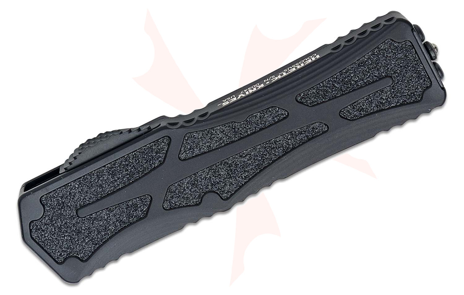 Heretic Knives Colossus Tactical OTF AUTO 3.5" CPM-MagnaCut Black Two ...