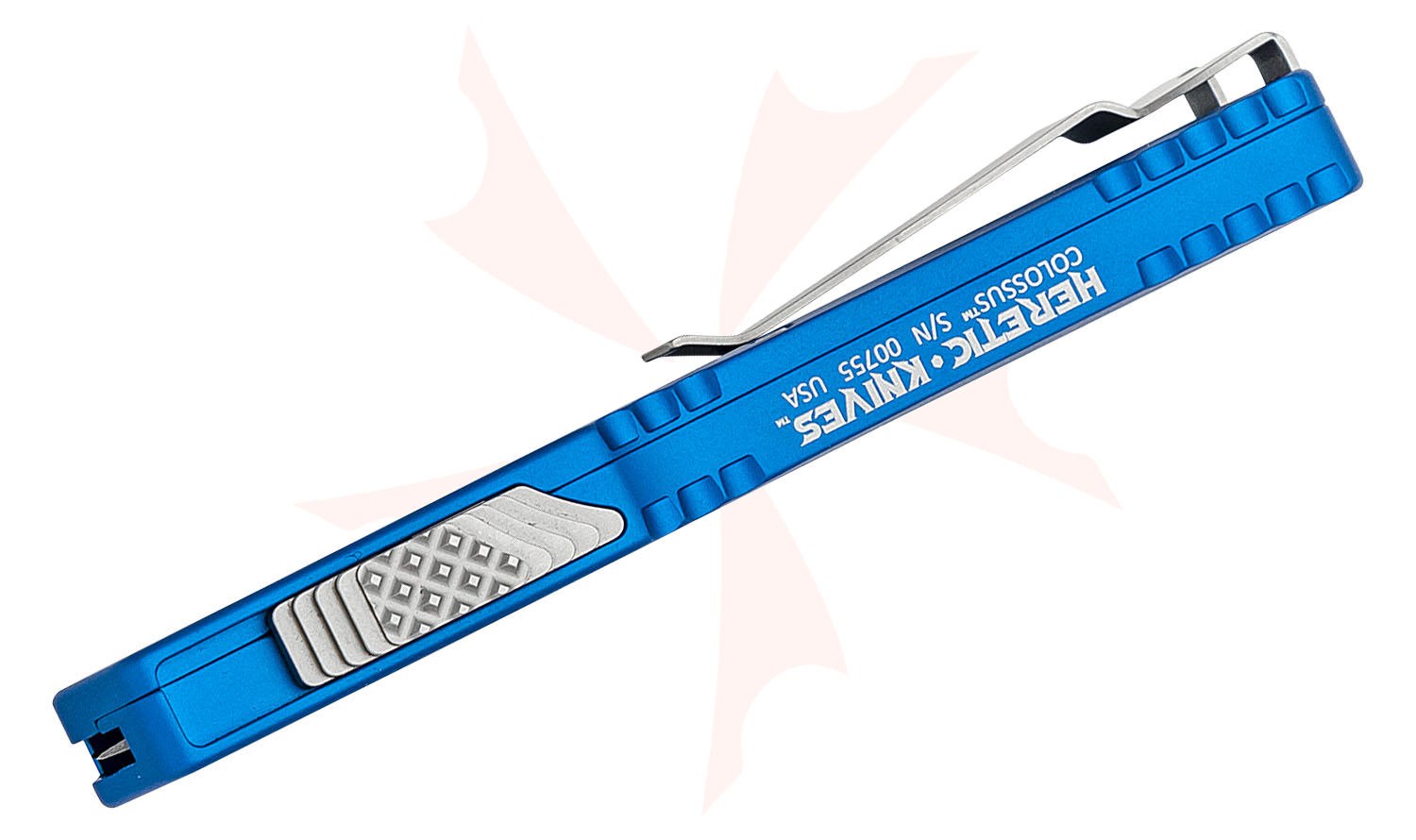 Heretic Knives Colossus OTF AUTO 3.5" CPM-MagnaCut Stonewashed Clip ...