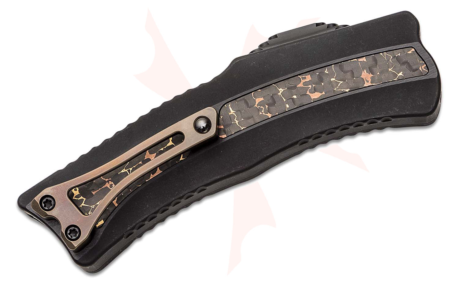 Heretic Knives Custom Roc OTF AUTO Knife 3.2" Baker Forge Tiger GoMai ...