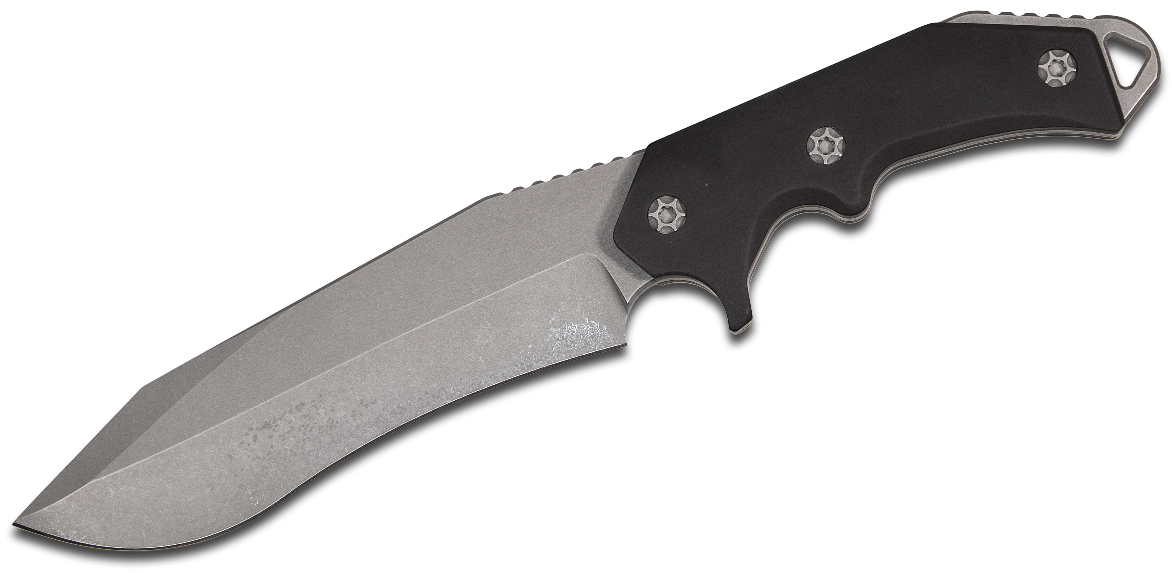 Heretic Knives Seraphim Fixed 6.75" CPM-154 Battle-Worn Blasted Blade ...