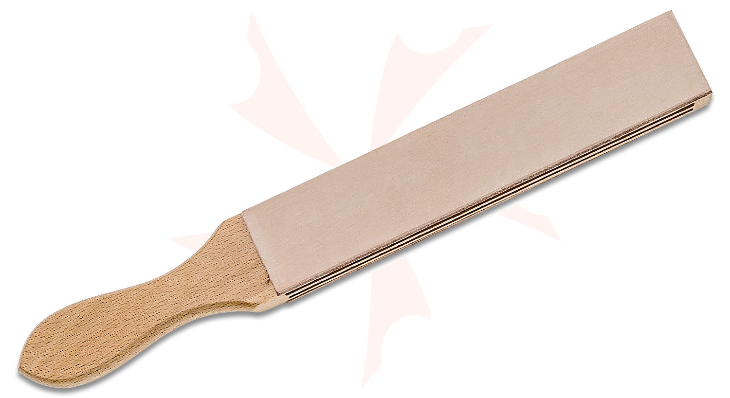 Herold Solingen Double Sided Leather Razor Strop with Wood Handle 7.87 ...