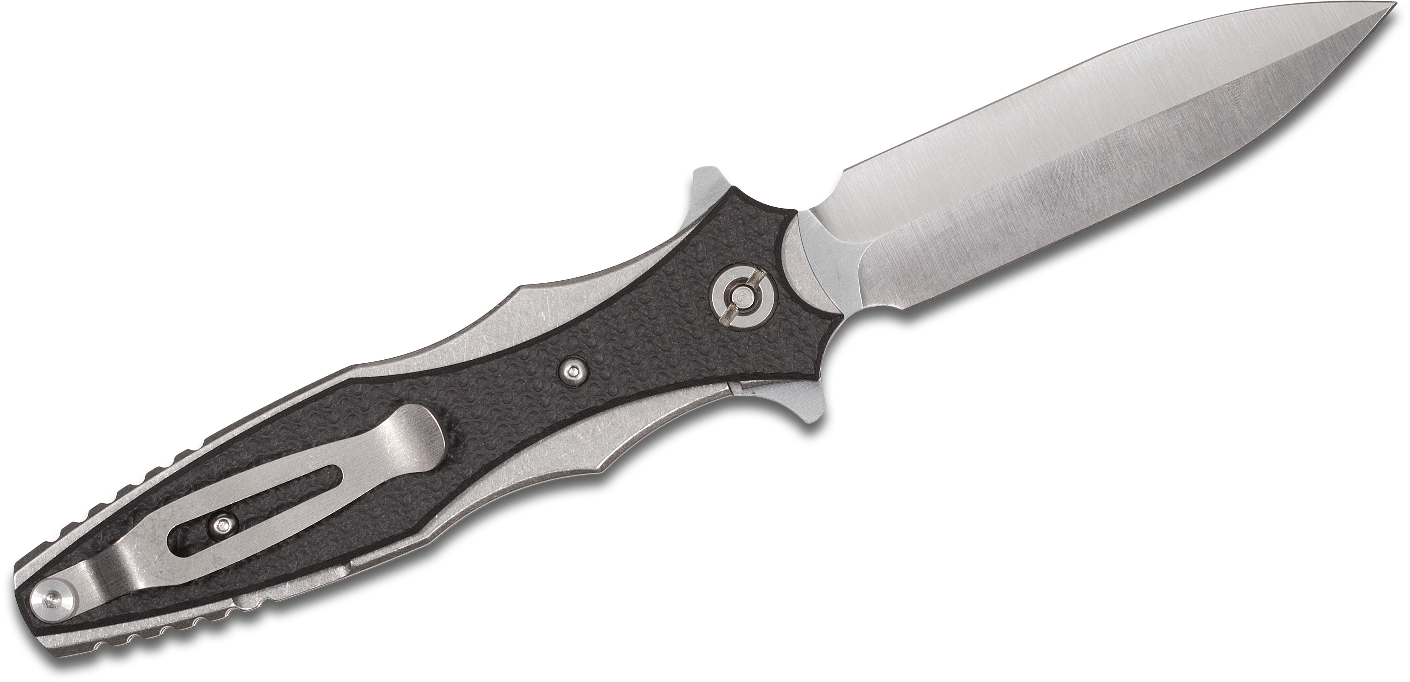 Rick Hinderer Custom Maximus Dagger Flipper 3.5" S35VN Hand Ground ...