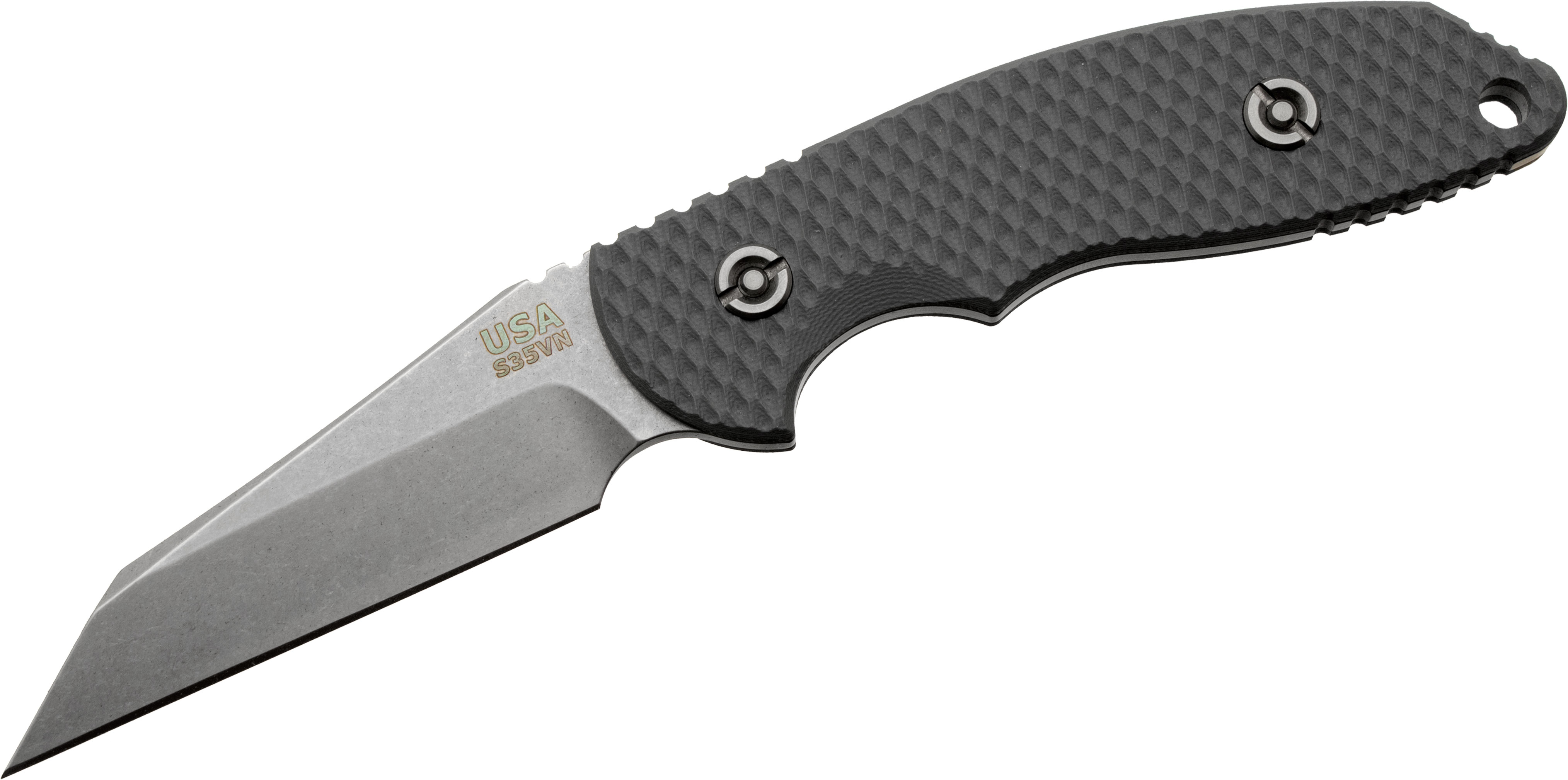 Rick Hinderer Knives FXM Fixed 3.5" Stonewashed S35VN Wharncliffe Blade ...