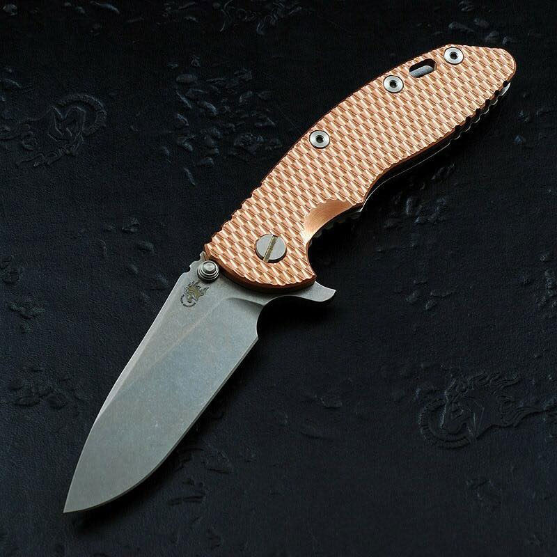 Rick Hinderer Knives Copper Scale for XM-18 3.5" Model - KnifeCenter ...