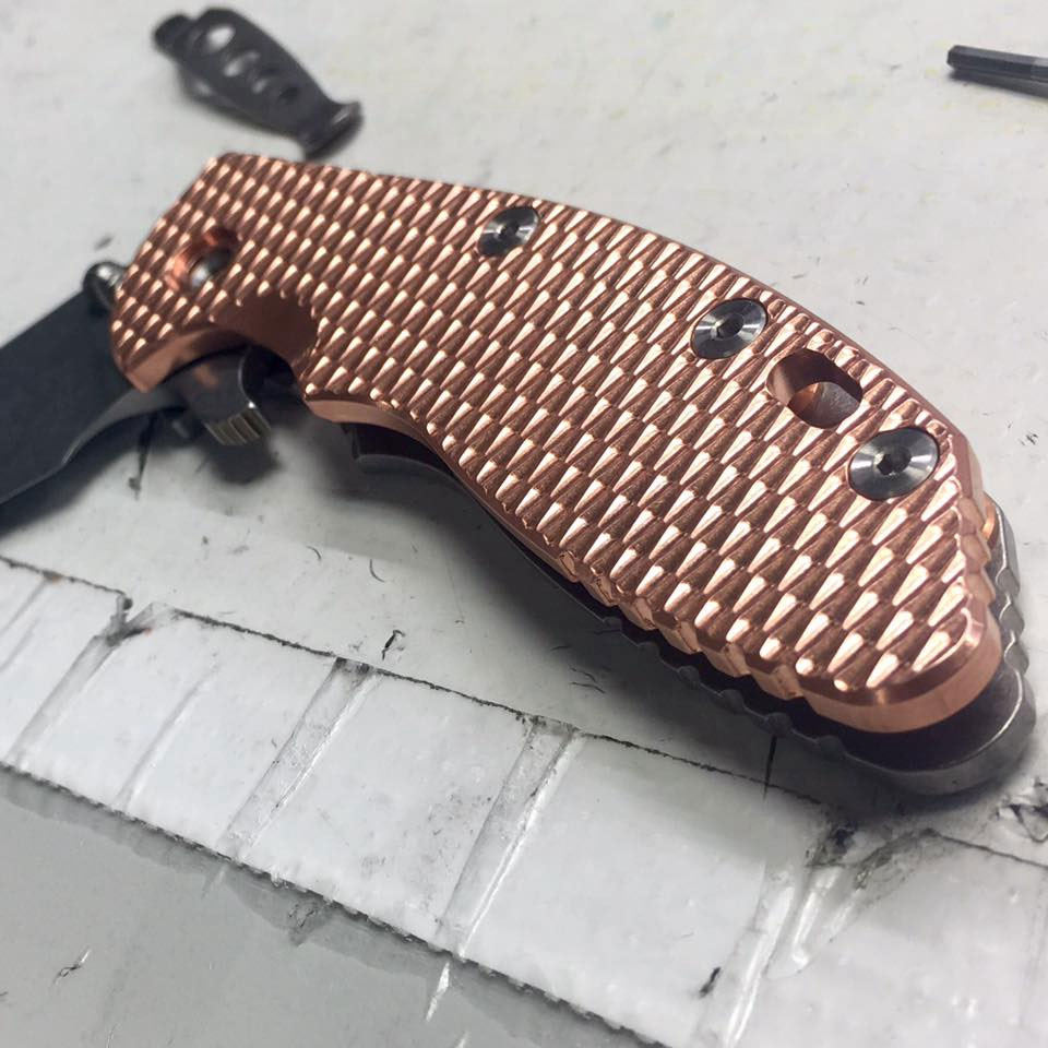 Rick Hinderer Knives Copper Scale for XM-18 3.5" Model - KnifeCenter ...