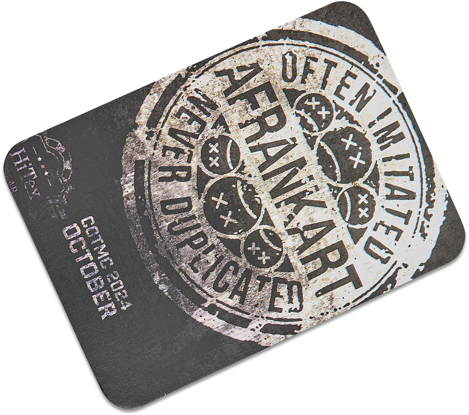 HiTex Gear Afrankart Bead Blasted Titanium Poker Chip - KnifeCenter ...