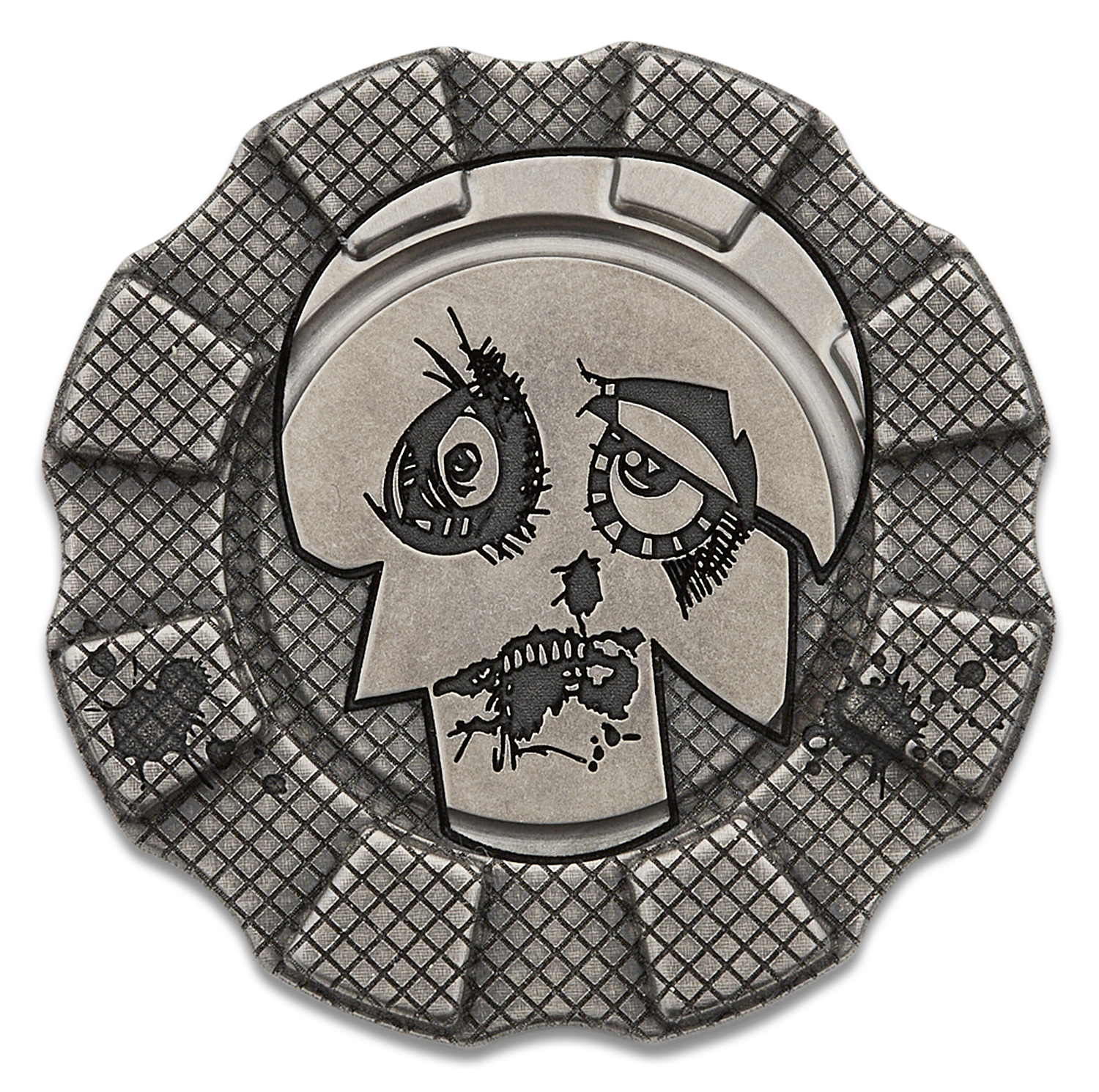 HiTex Gear Joey Feldman "Numbskull" Titanium Poker Chip - KnifeCenter - Discontinued